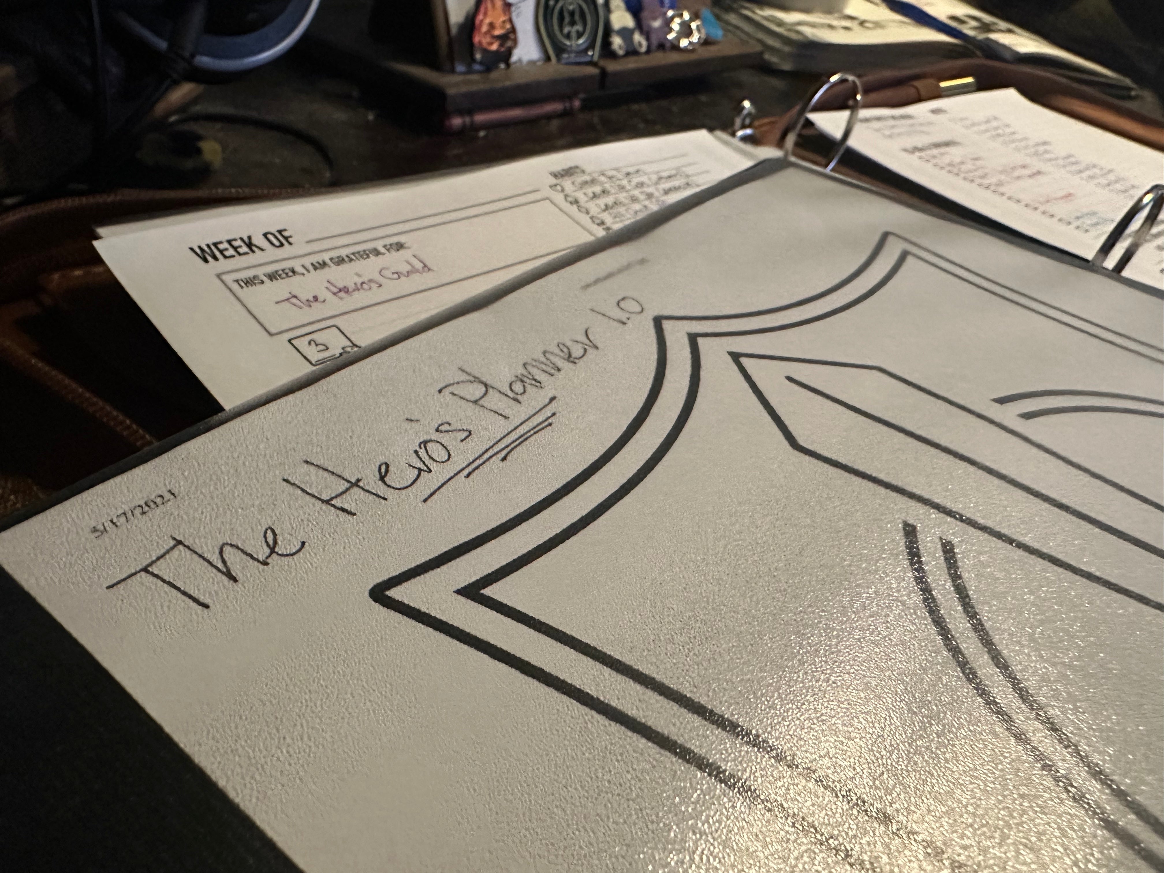 Road to Kickstarter #09: "The Hero's Planner" – The Hero's Journal