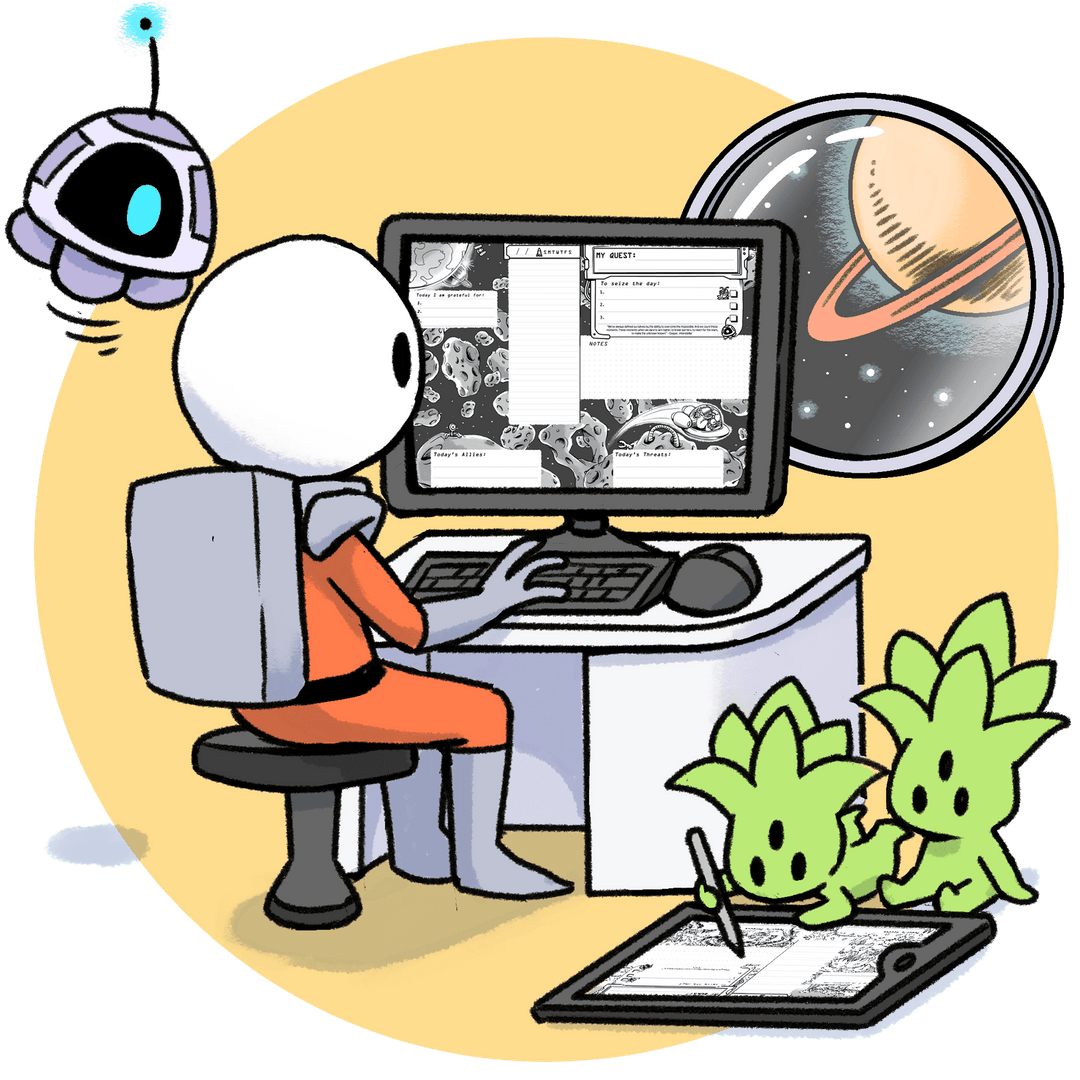 The Hero's Journal Storyline Digital Bundle